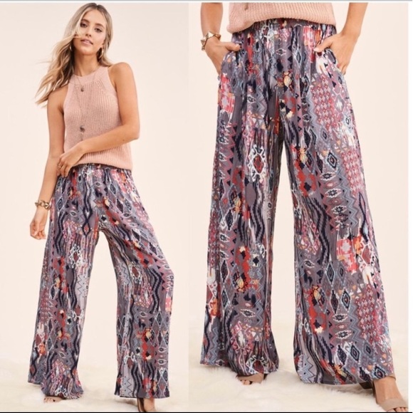 SkymallBoutique | Pants & Jumpsuits | New Clearance Tribal Aztec Boho ...